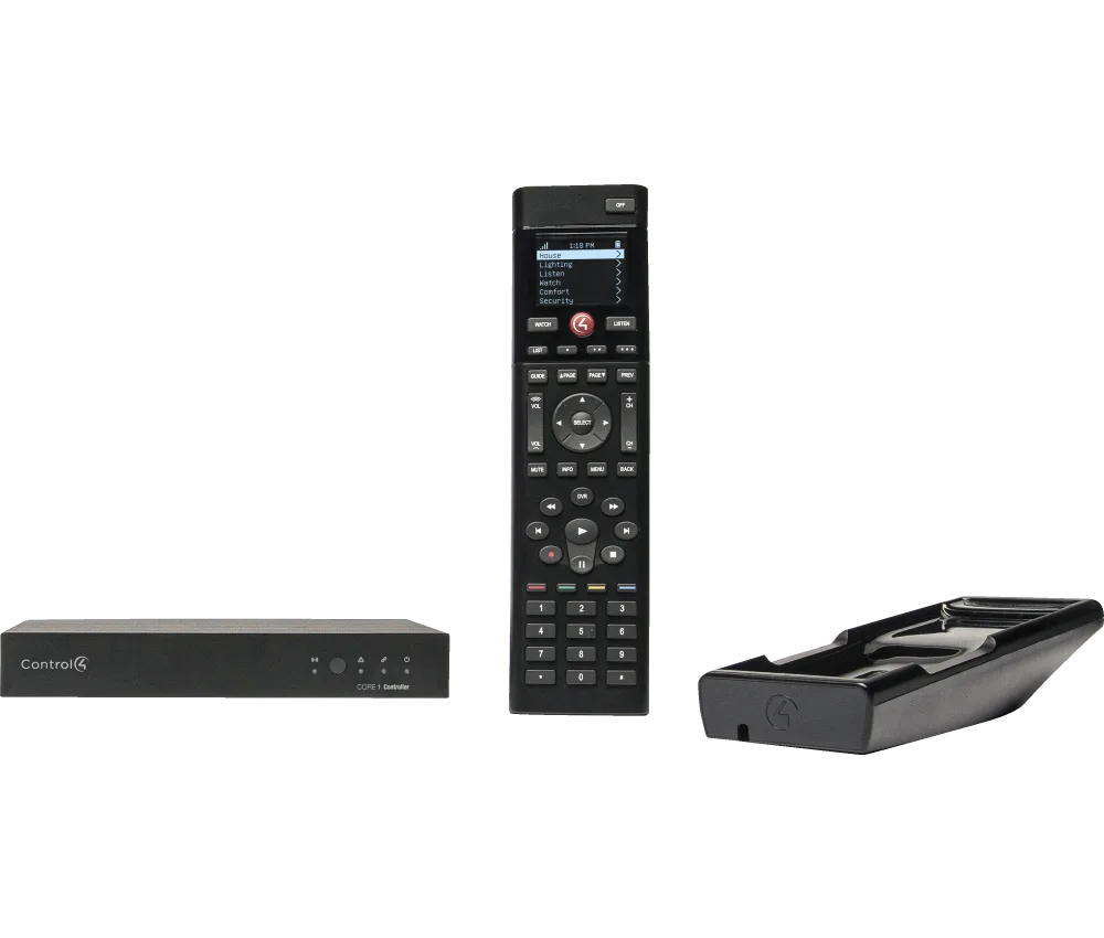 Control4® CORE 1 Entertainment Bundle W/Remote & Recharging Station ...
