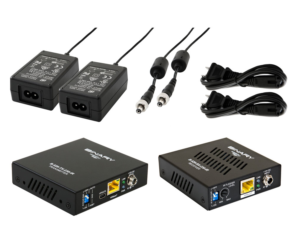 Av Receiver Clearance Sale Binary B-520-RX-230-IR HDBT Receiver - 1080p ...