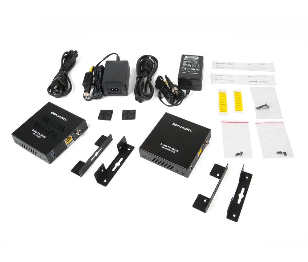 Binary™ 540 Series 4K Ultra HD HDBaseT Long-Range Extender with IR ...