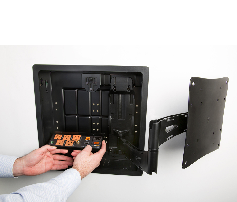 Strong™ VersaMount™ Articulating Mount with IP Compact WattBox® Kit ...