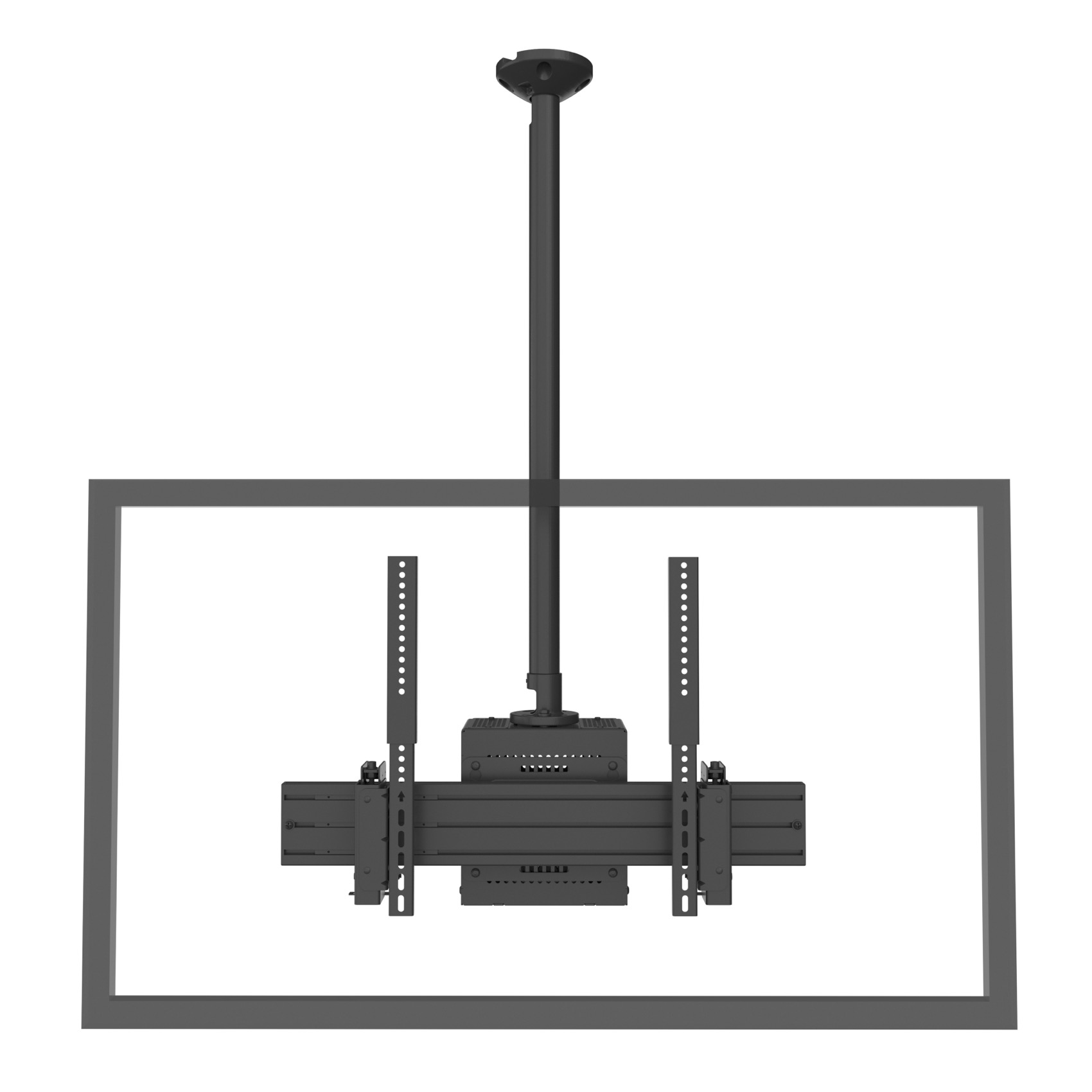 Strong® Carbon Series Single Sided Landscape Ceiling Mount- Medium - 40"-55" | Snap One