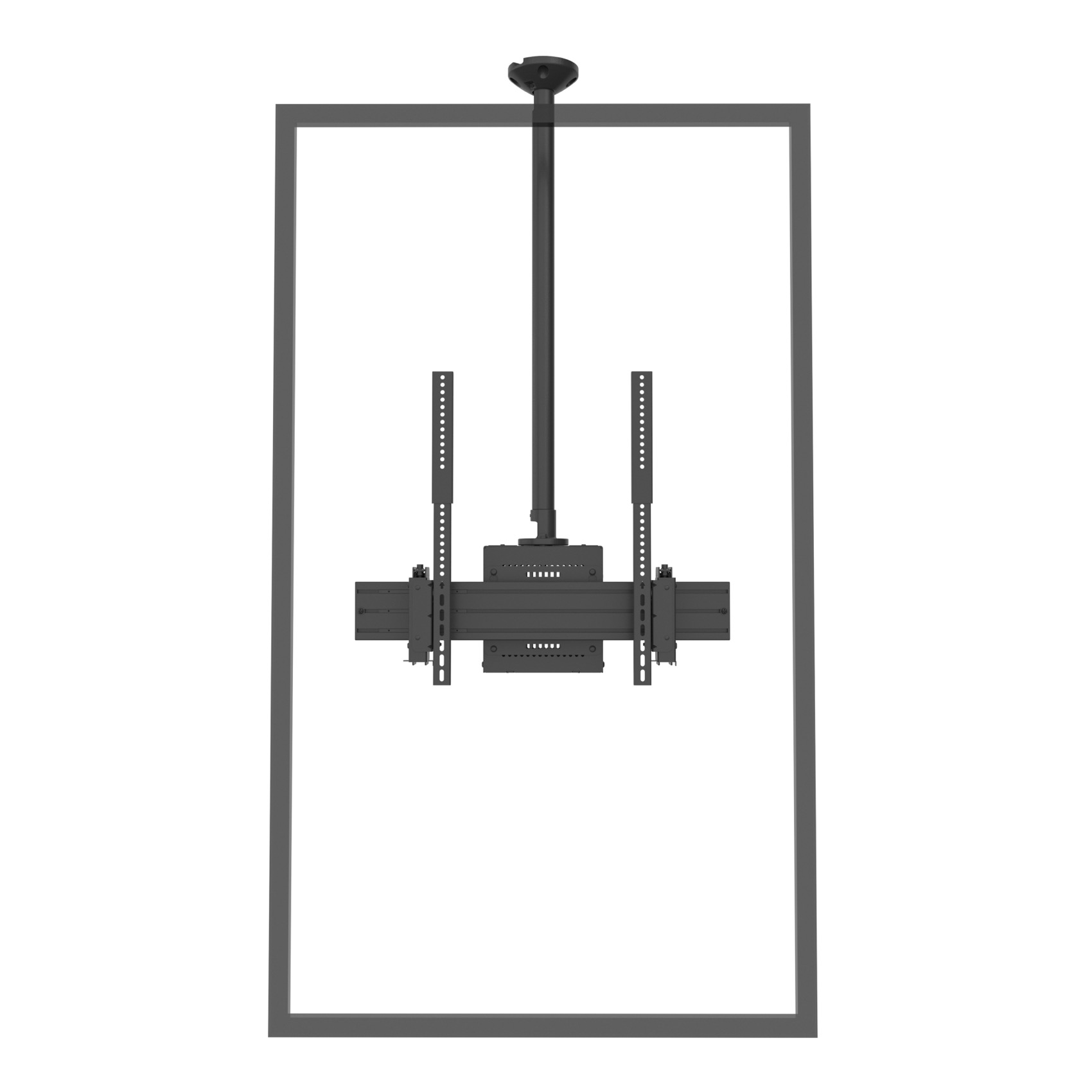 Strong® Carbon Series Single Sided Portrait Ceiling Mount - Large - 40 ...