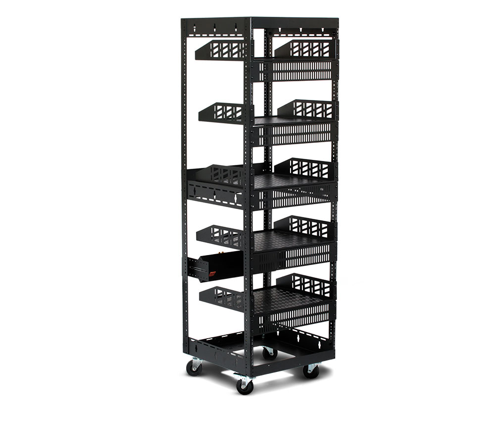 Strong™ Custom Series Floor Standing Rack 16 Item Kit - 20" Depth 32U ...