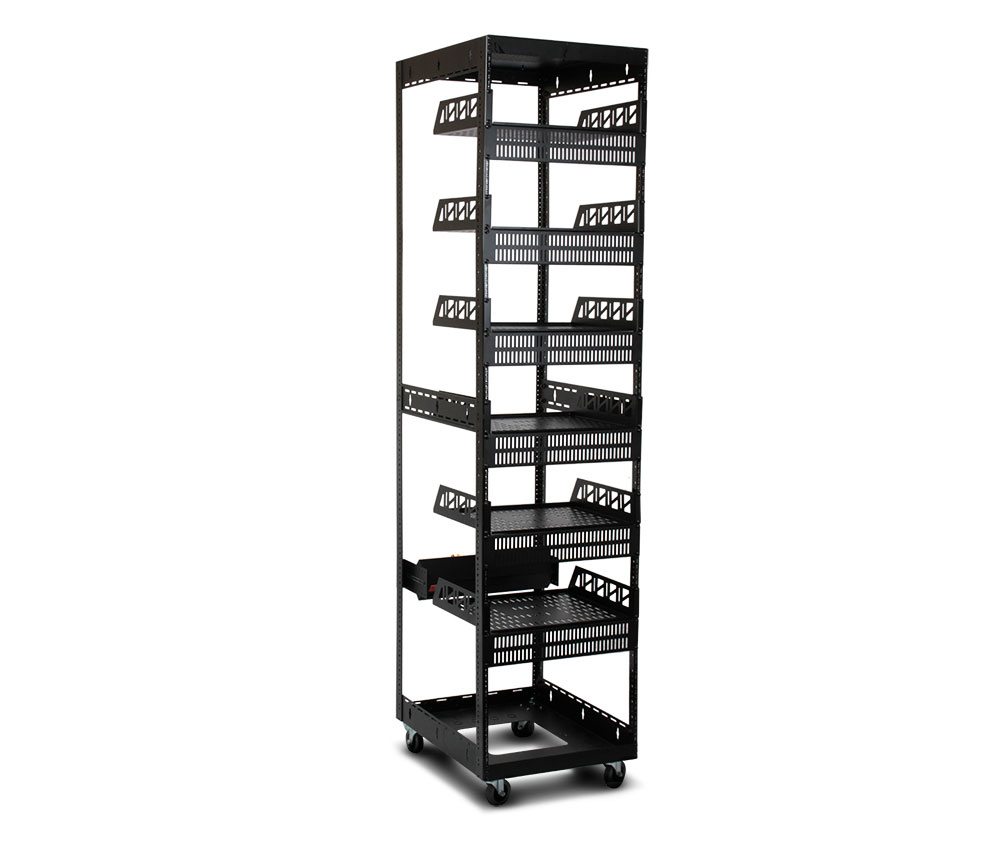 Strong™ Custom Series Floor Standing Rack 16 Item Kit - 20" Depth 42U ...