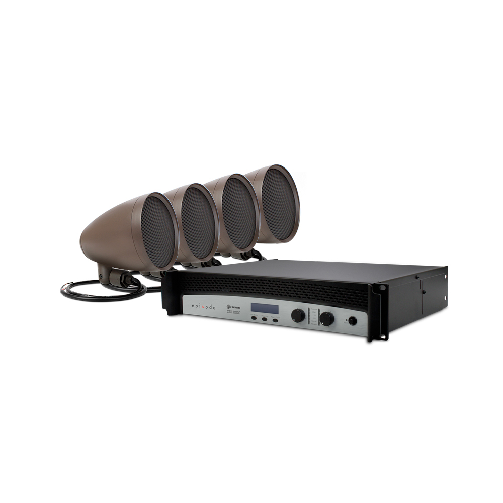 Episode® Landscape Series Speaker Kit with 4 - 6" Satellite Speakers ...